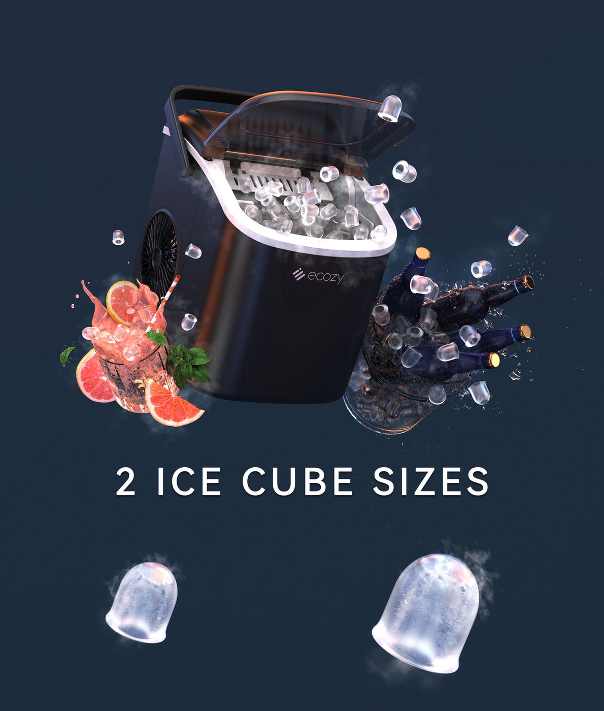 ecozy Portable Countertop Ice Maker IM-BS260C — Ecozy